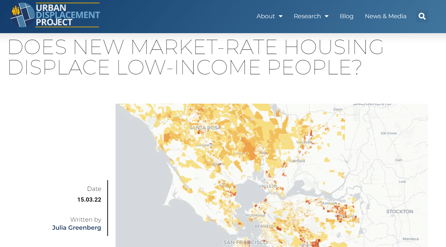 Housing Market Interventions and Residential Mobility in the San ...